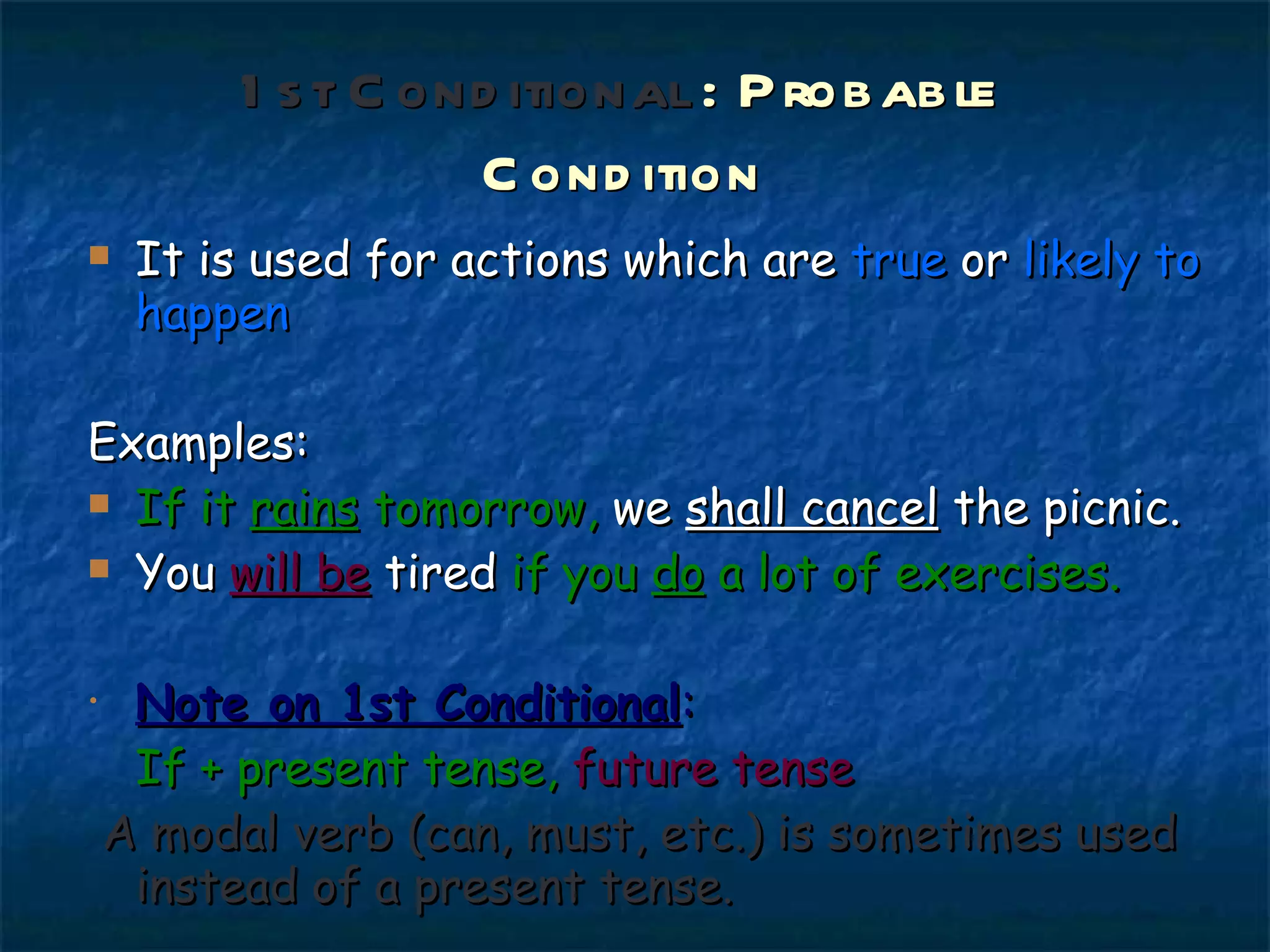 1st and 2nd conditional | PPT