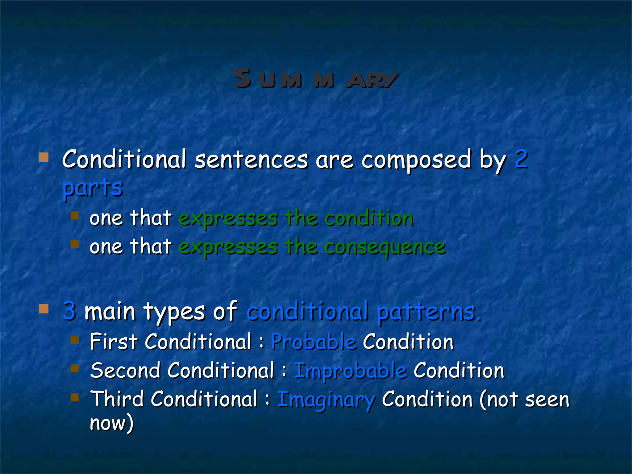 1st and 2nd conditional | PPT