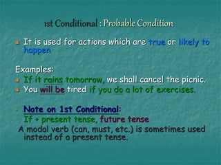 1 and 2conditional | PPT