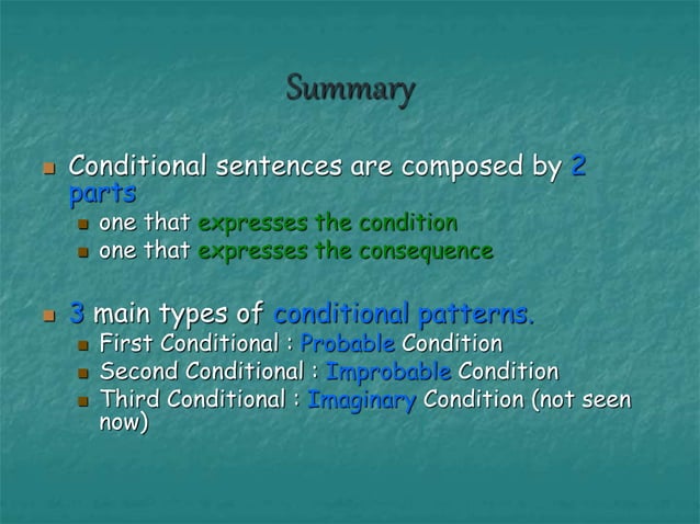 1 and 2conditional | PPT
