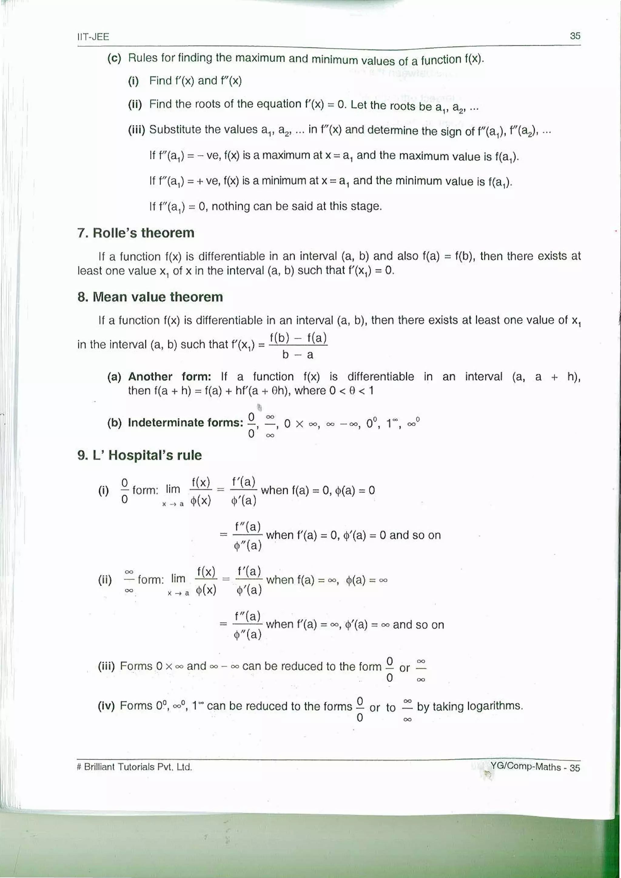 +1 and +2 PCM Formula Sheets | PDF