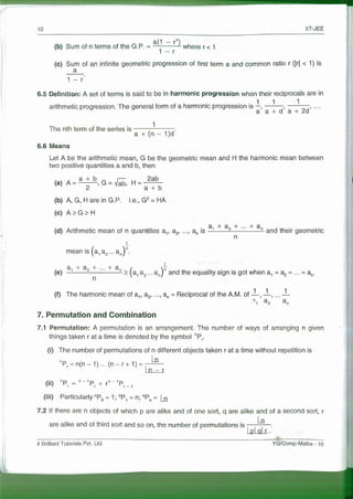 +1 and +2 PCM Formula Sheets | PDF
