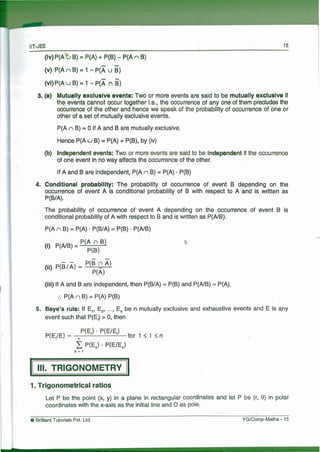 +1 and +2 PCM Formula Sheets | PDF