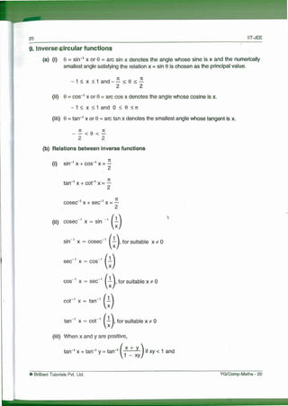+1 and +2 PCM Formula Sheets | PDF