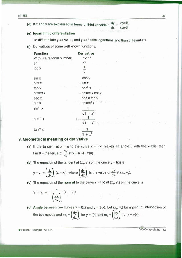 +1 and +2 PCM Formula Sheets | PDF