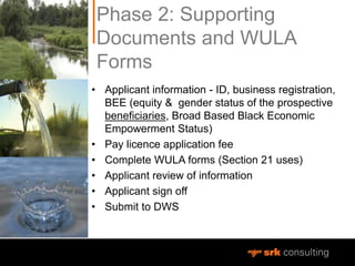 1 and 2 SRK WUL workshop introduction objectives and eWULAAS | PDF