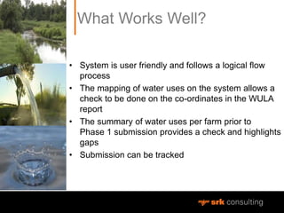 1 and 2 SRK WUL workshop introduction objectives and eWULAAS | PDF