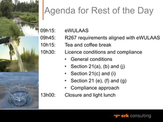 1 and 2 SRK WUL workshop introduction objectives and eWULAAS | PDF