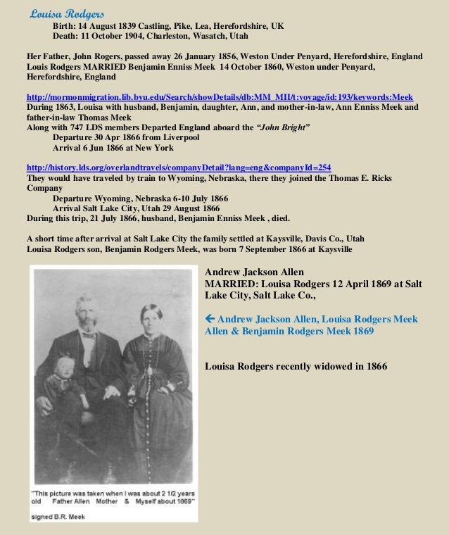 Andrew Jackson Allen 1818 - 1884 | PDF