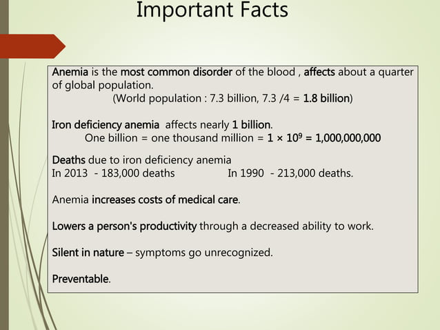 Anemia 101 | PPT