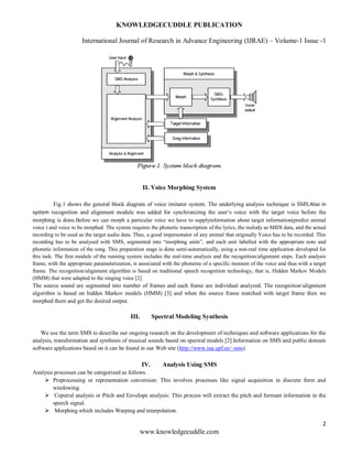 Animal Voice Morphing System | PDF