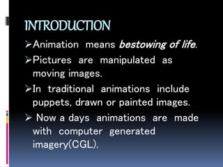 1 animation.pptx | Computer Animation | Computer Software and Applications