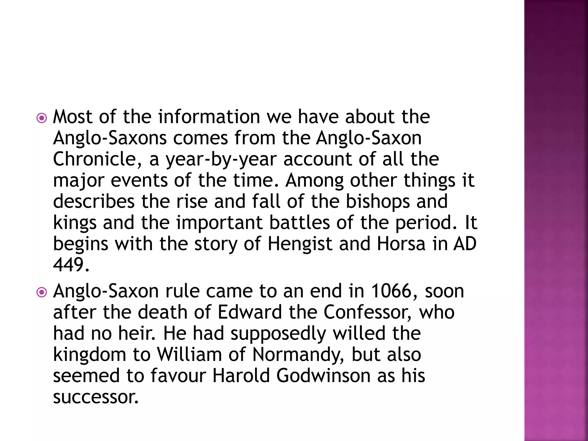 Introduction on The Anglo Saxon Era | PPTX