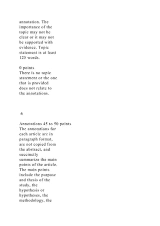 1 Annotated Bibliography for Aging and Family Dynamics | PDF