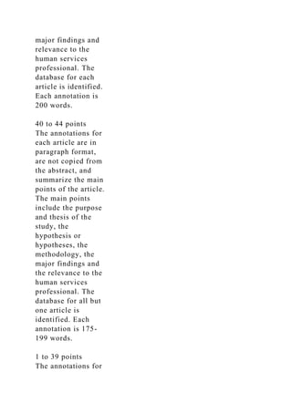 1 Annotated Bibliography for Aging and Family Dynamics | PDF