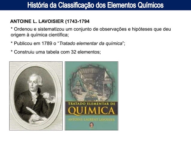 1° ano aula 01 - história e tabela periodica moderna | PPT