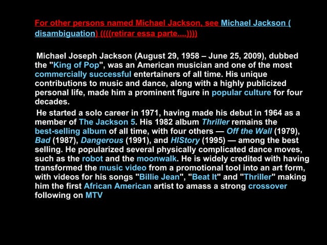 Michael Jackson | PPT