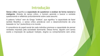 Senso Crítico | PPTX