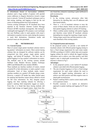 A Novel IP Traceback Scheme for Spoofing Attack | PDF