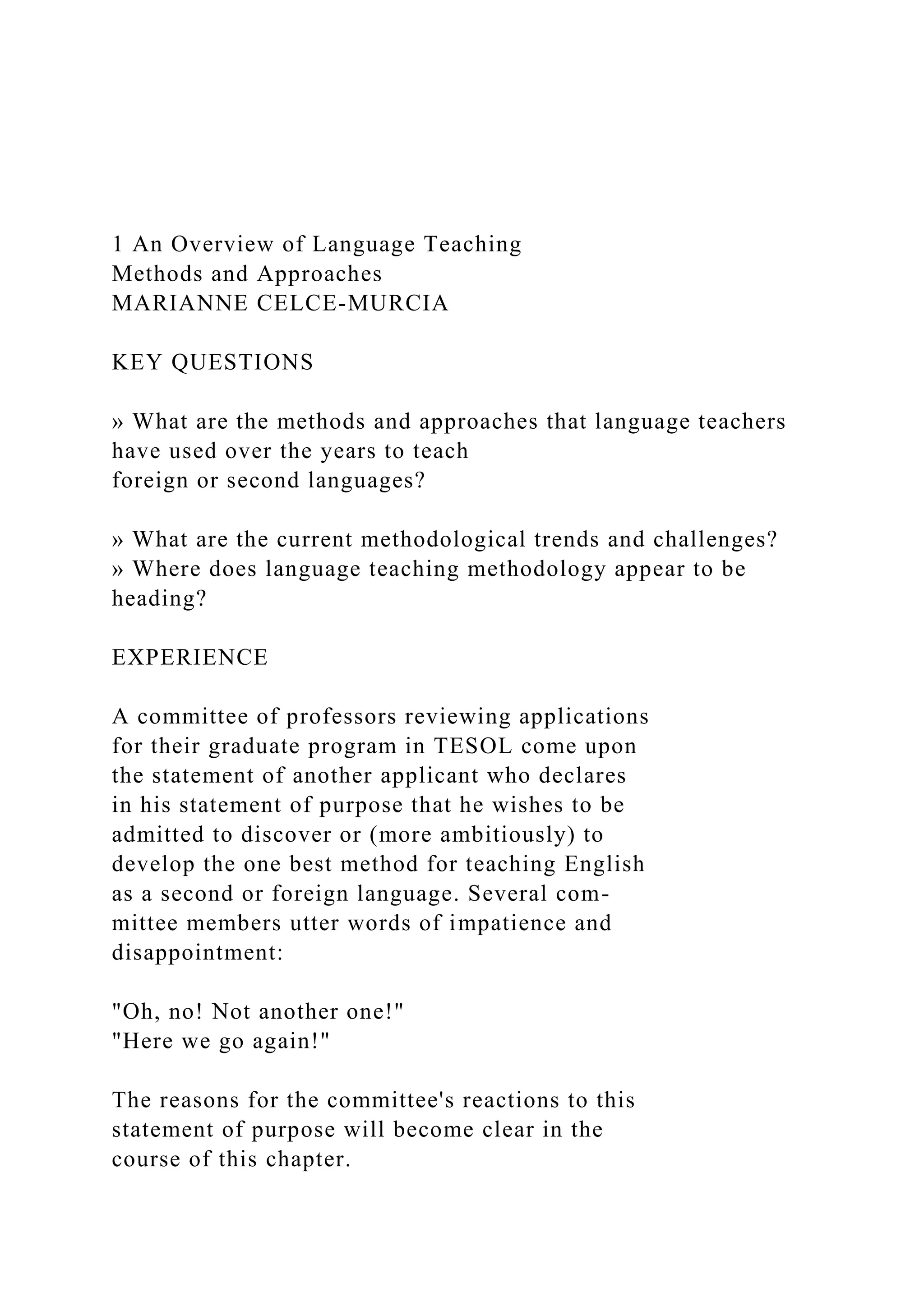 1 An Overview of Language Teaching Methods and Approaches .docx
