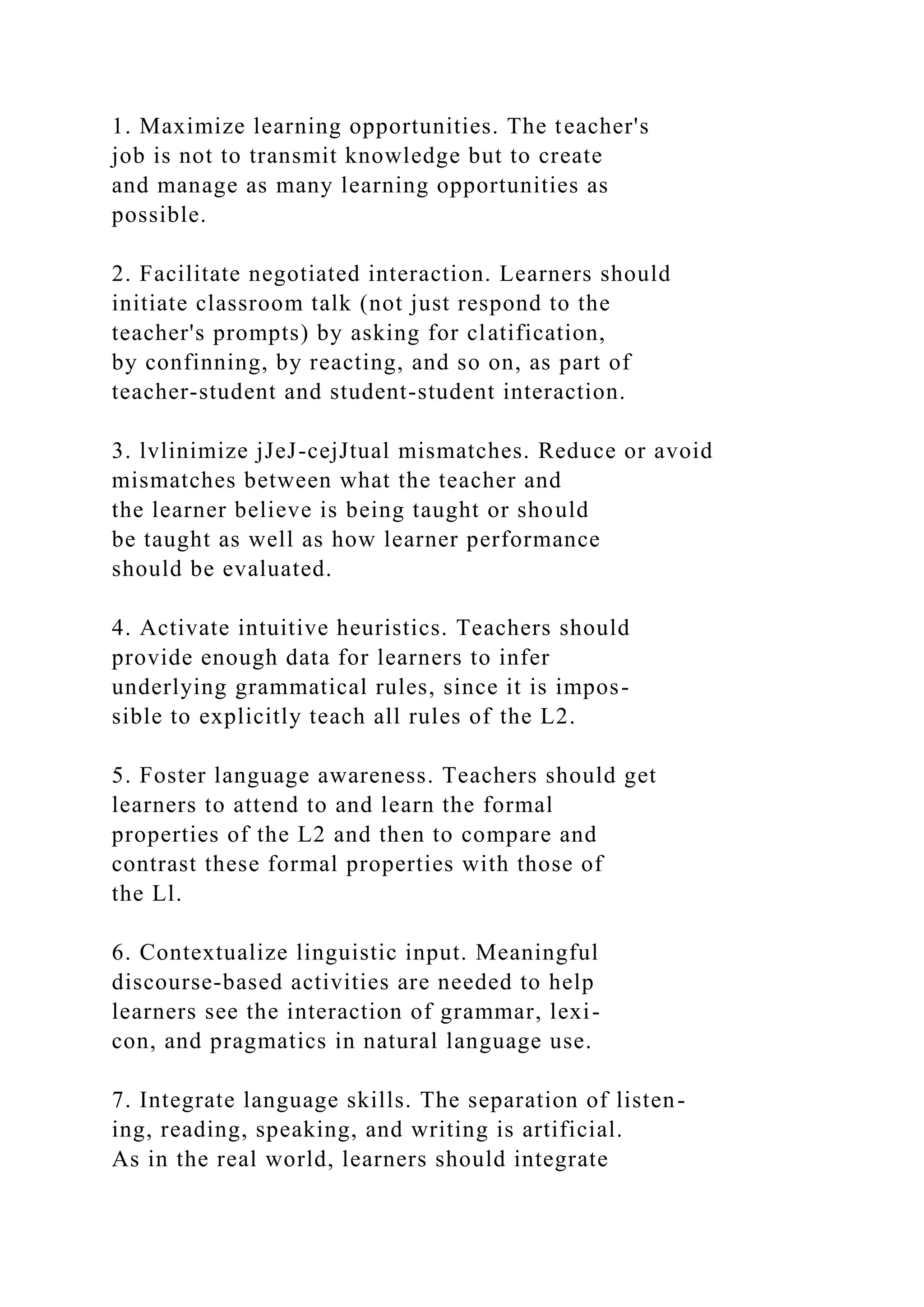 1 An Overview of Language Teaching Methods and Approaches .docx | Education