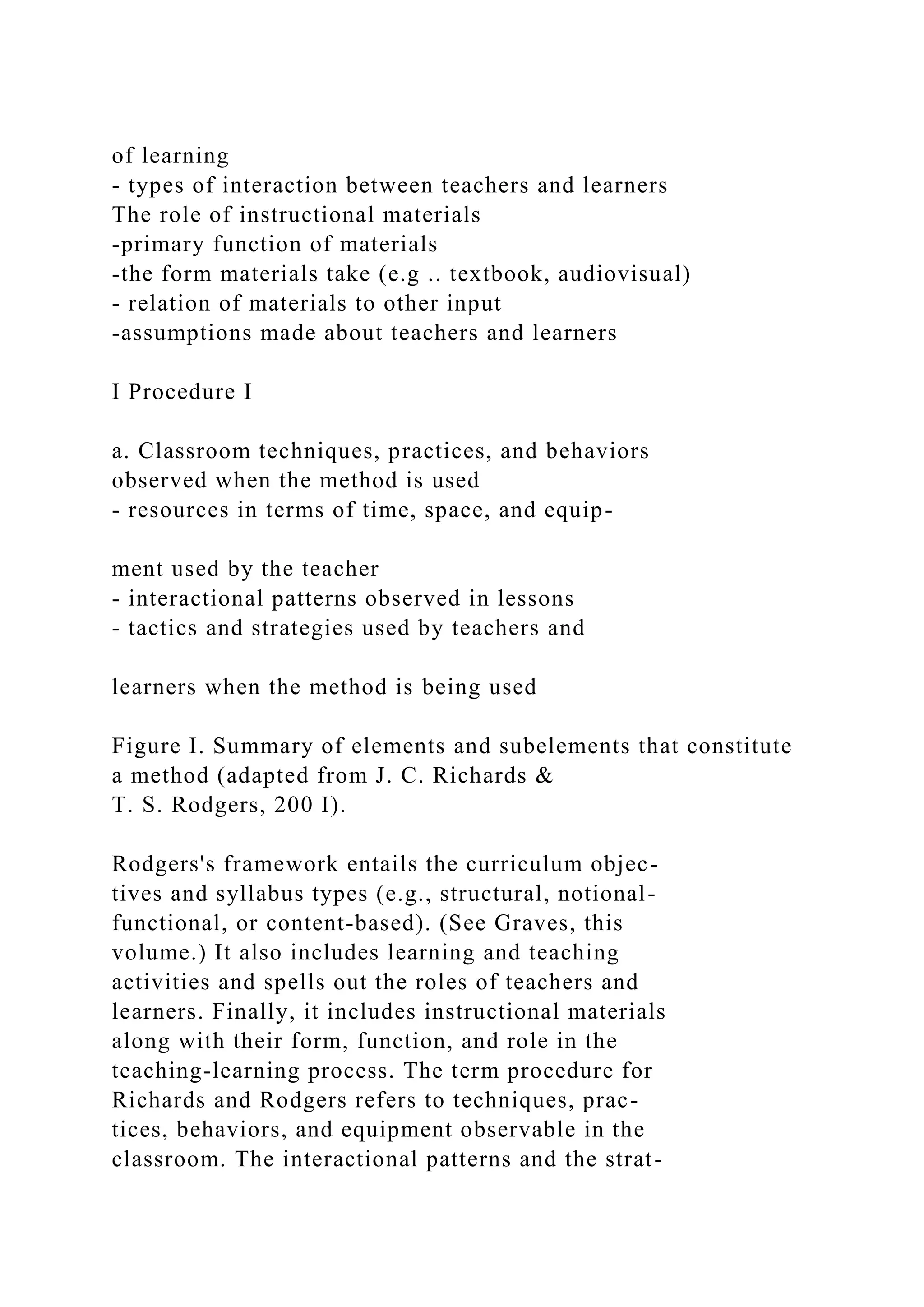 1 An Overview of Language Teaching Methods and Approaches .docx | Education