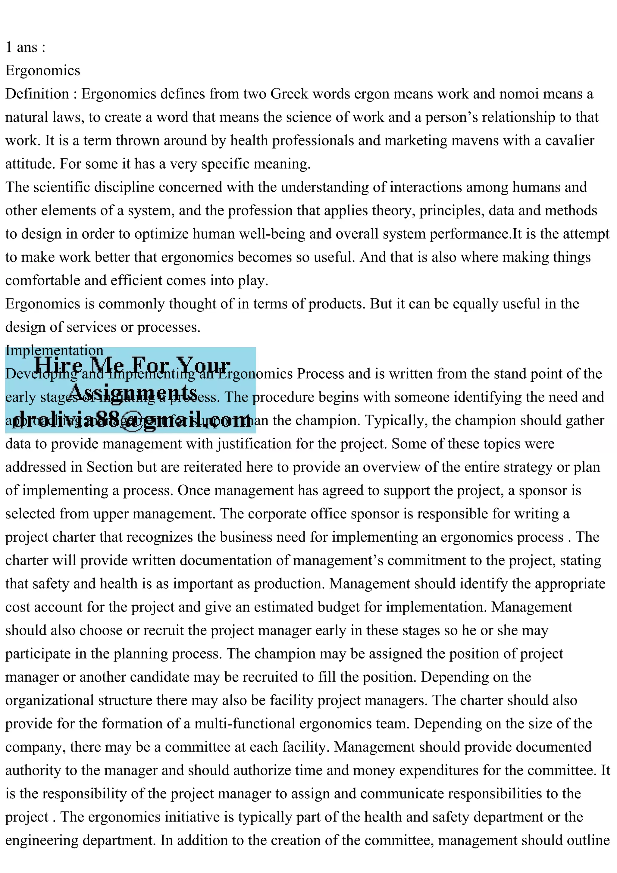 1 ans ErgonomicsDefinition Ergonomics defines from two Greek .pdf