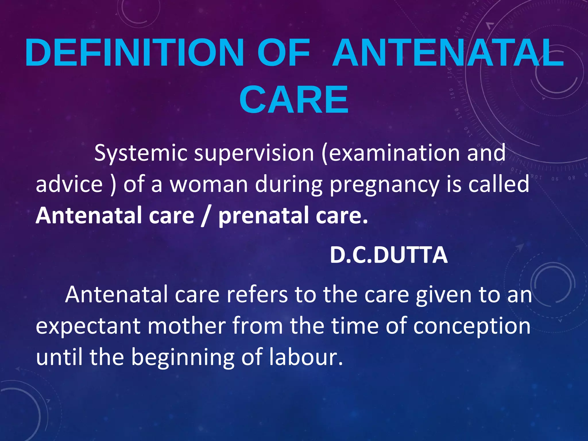 Antenatal care | PPT
