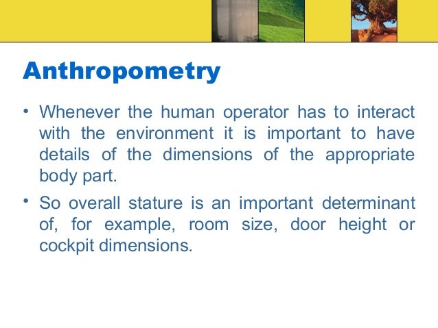 1 anthropometry