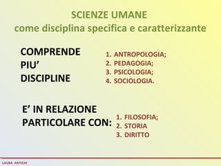 1antichi pres scienze_umane | PPT