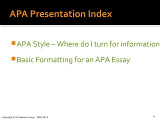 Module 1 APA Style | PPT