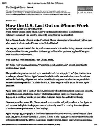 Apple, america and a squeezed middle class | PDF