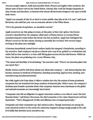 Apple, america and a squeezed middle class | PDF