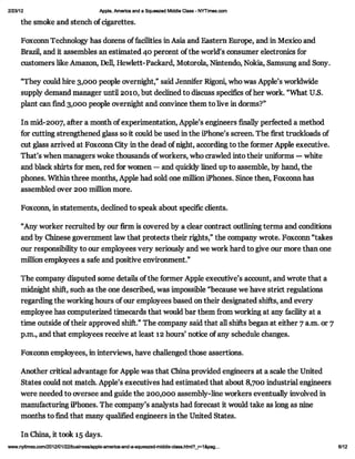 Apple, america and a squeezed middle class | PDF