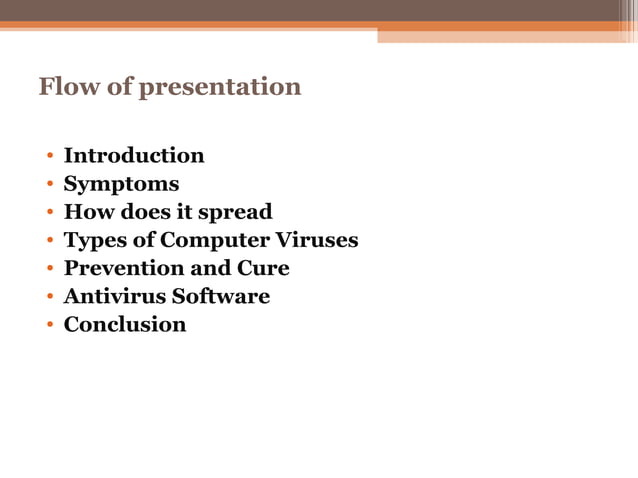 Presentation on computer viruses | PPT | Operating Systems | Computer ...