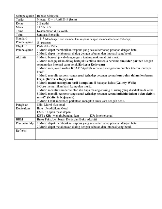 1 april 2019 (isnin) | DOC