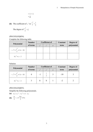 1A QB Ch03 Manipulation of Simple Polynomials.doc