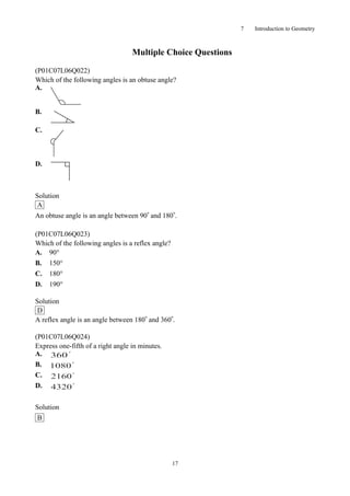 1A QB Ch07 Introduction duction to Geometry.doc | Free Download