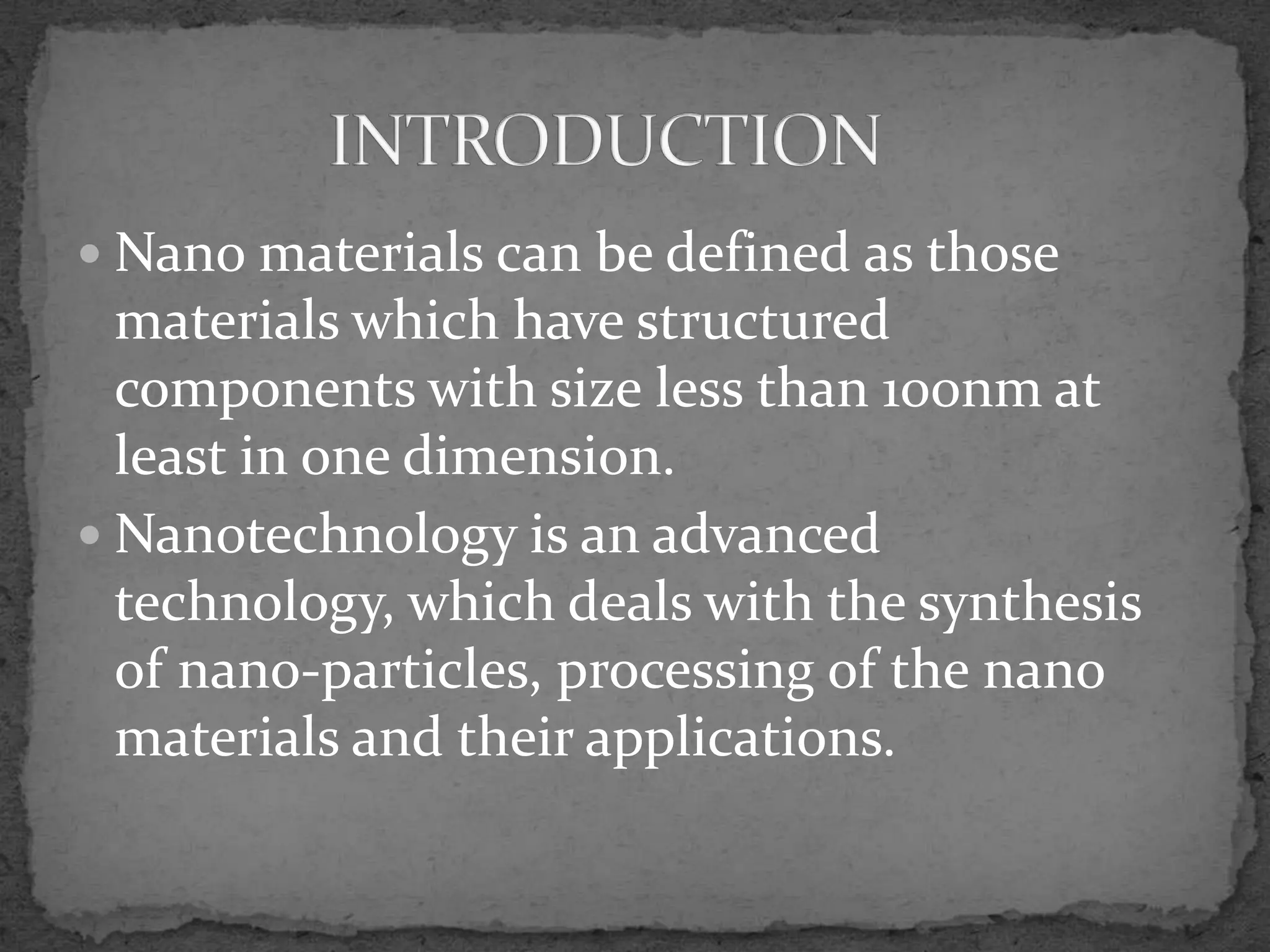 Nano Ball Milling | PPTX