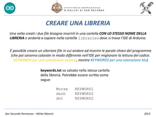 Lezione 1 arduino - corso 20 ore | PPT