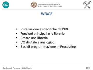Lezione 1 arduino - corso 20 ore | PPT