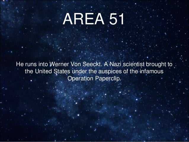 Area 51: The Epic Saga Written over the Course of 25 Years | PPTX