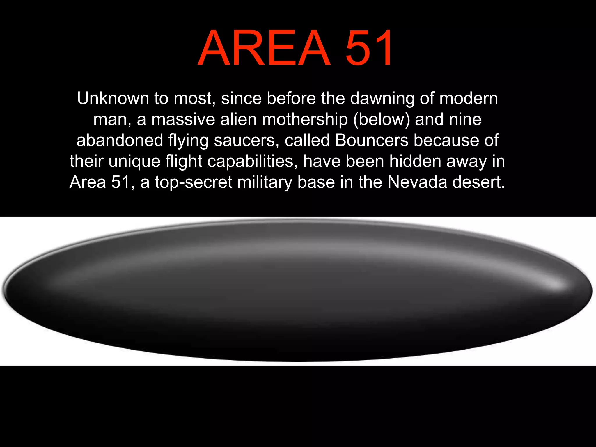 Area 51. What secrets does it hold? | PPTX