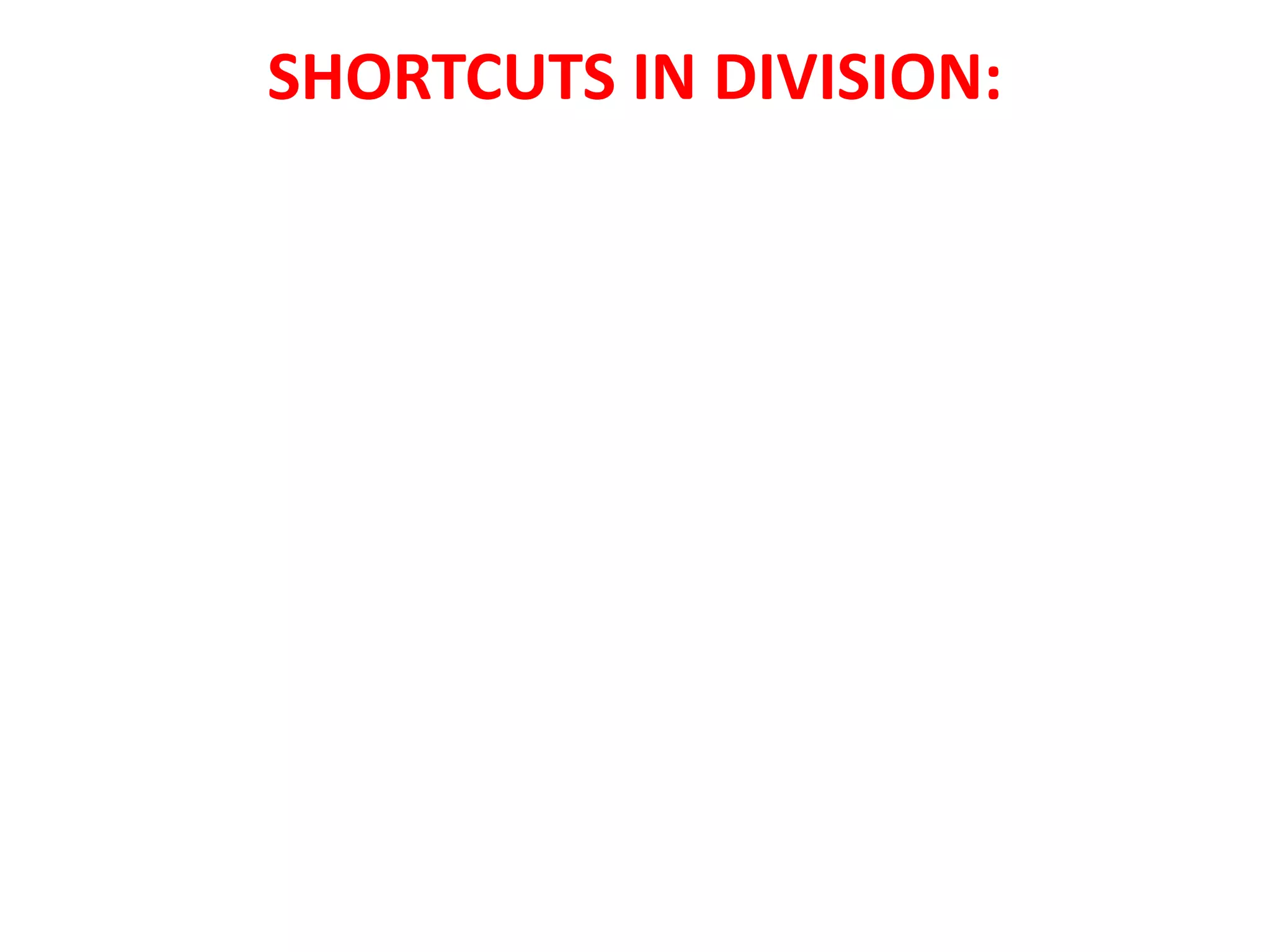 1 arithmetic shortcuts | PPTX