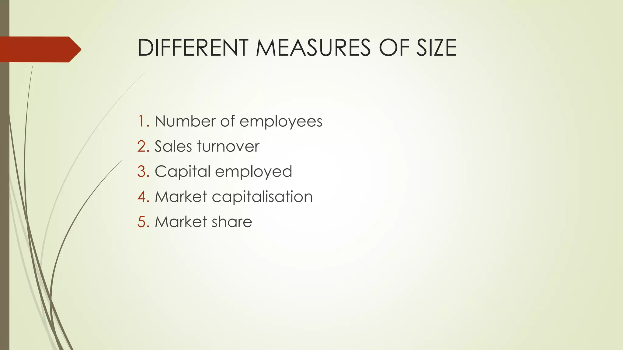 Topic 3 Size of business Cambridge AS and A Level | PPTX