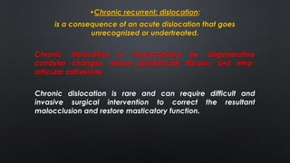 Acute Dislocation temporomandibular joint | PDF