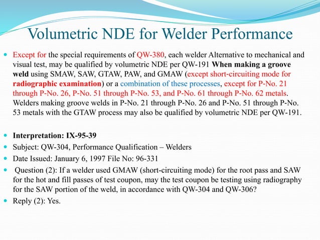 asme sec ix w | PPTX