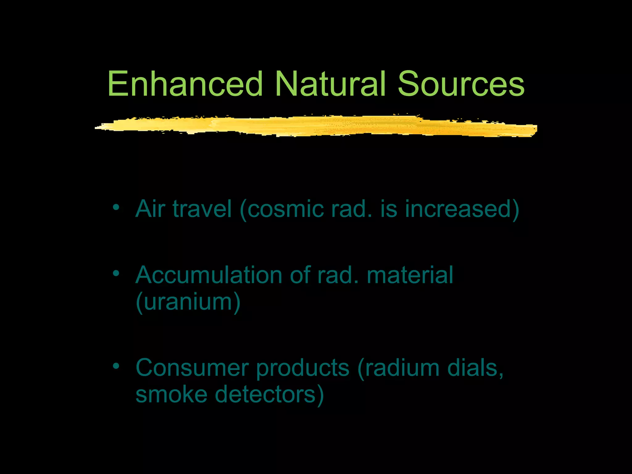 sources of radiation | PPT
