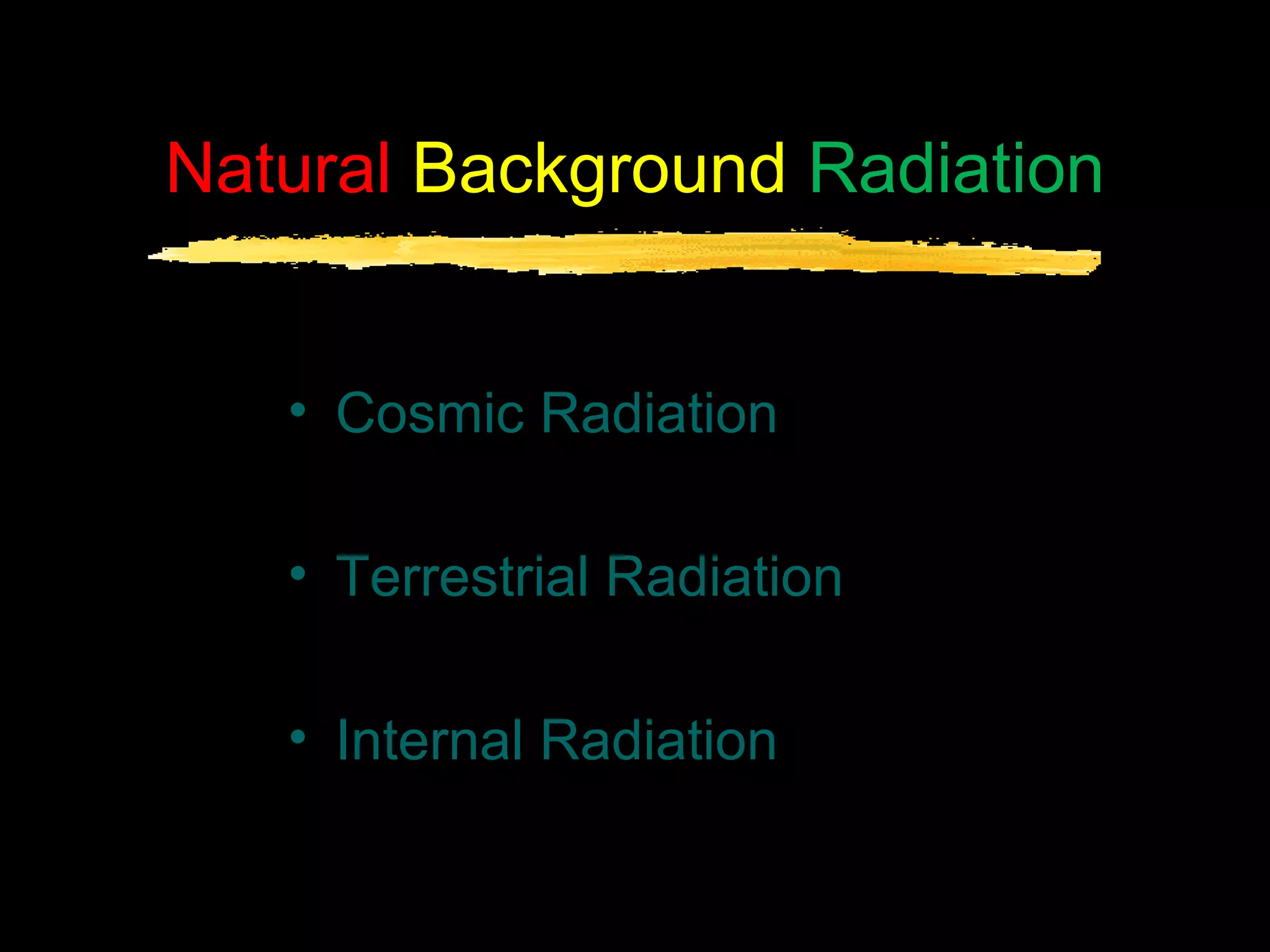 sources of radiation | PPT