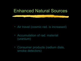 sources of radiation | PPT
